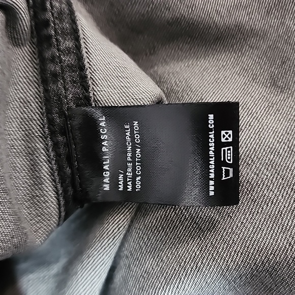 Magali Pascal | Tops | Magali Pascal Alexia Ruffled Denim Blouse L ...